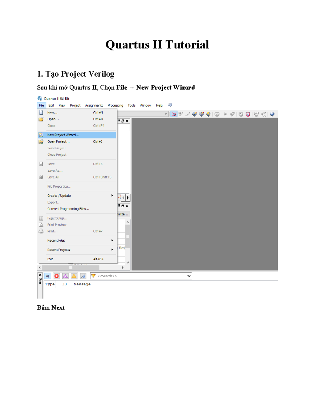Quartus II Project Tutorial: Verilog File Creation & Simulation Guide ...