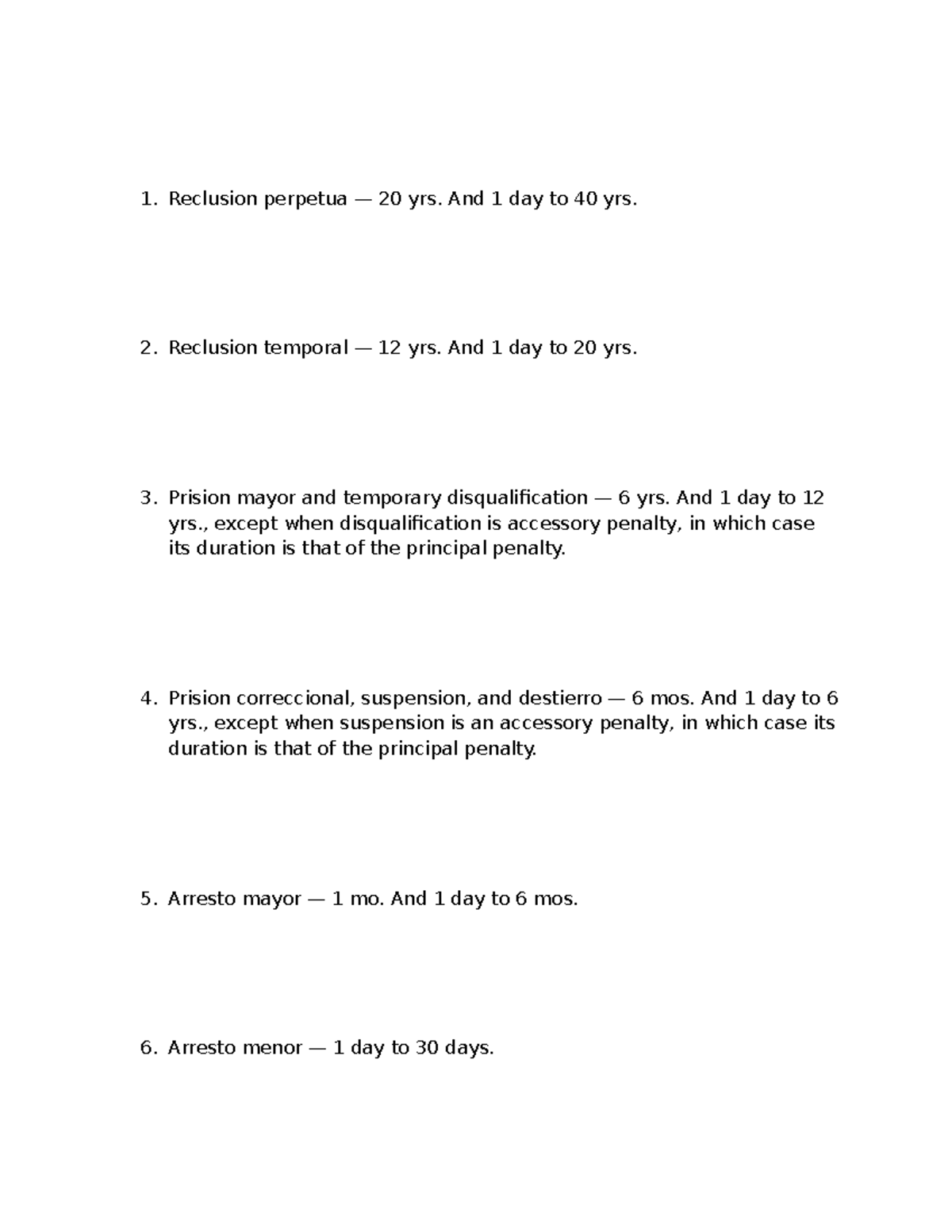 Document - Msmwkkakwkwjajja - Reclusion perpetua — 20 yrs. And 1 day to ...