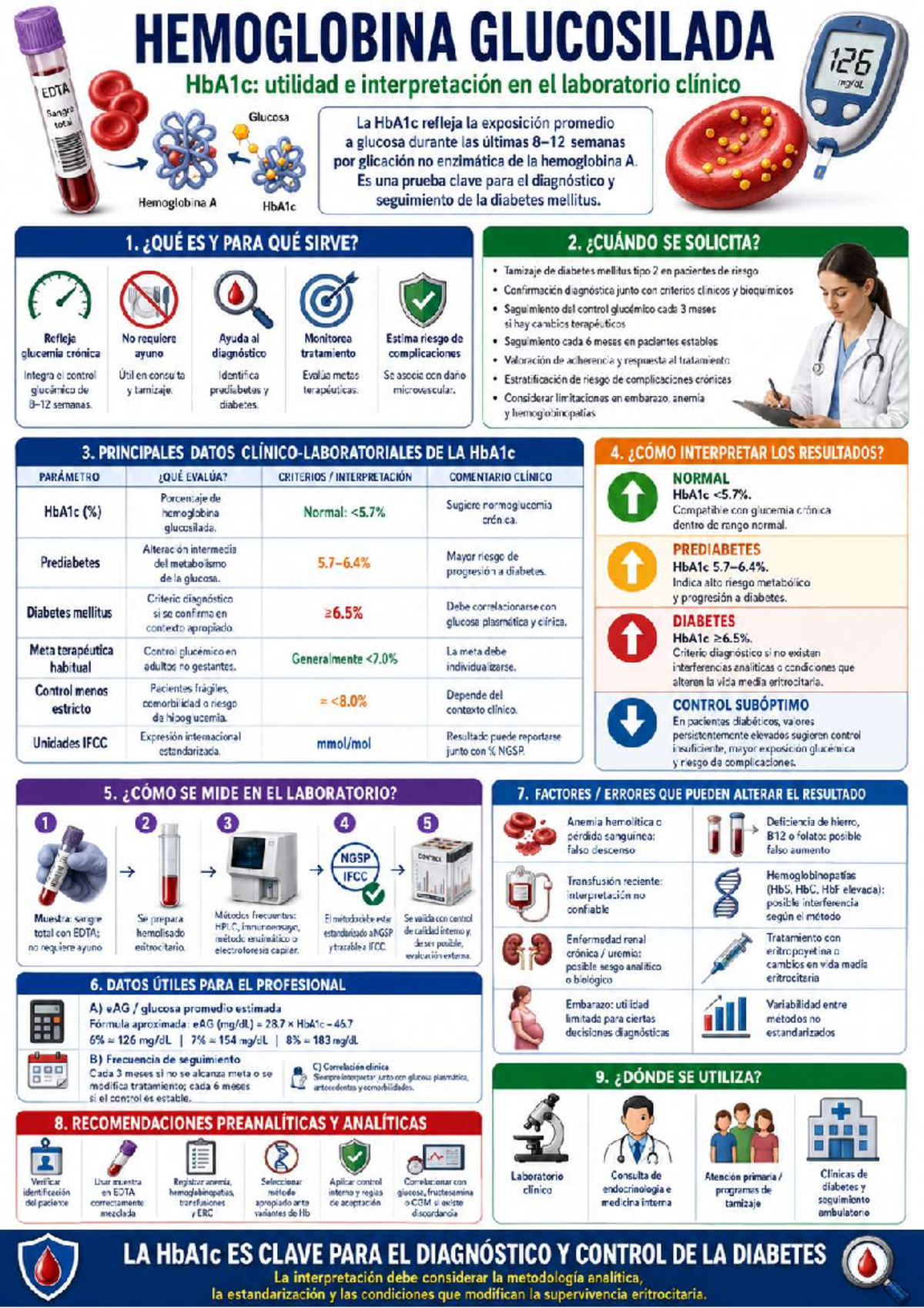 HbA1c: Utilidad e Interpretación en Laboratorio Clínico - 126 EDTA ...