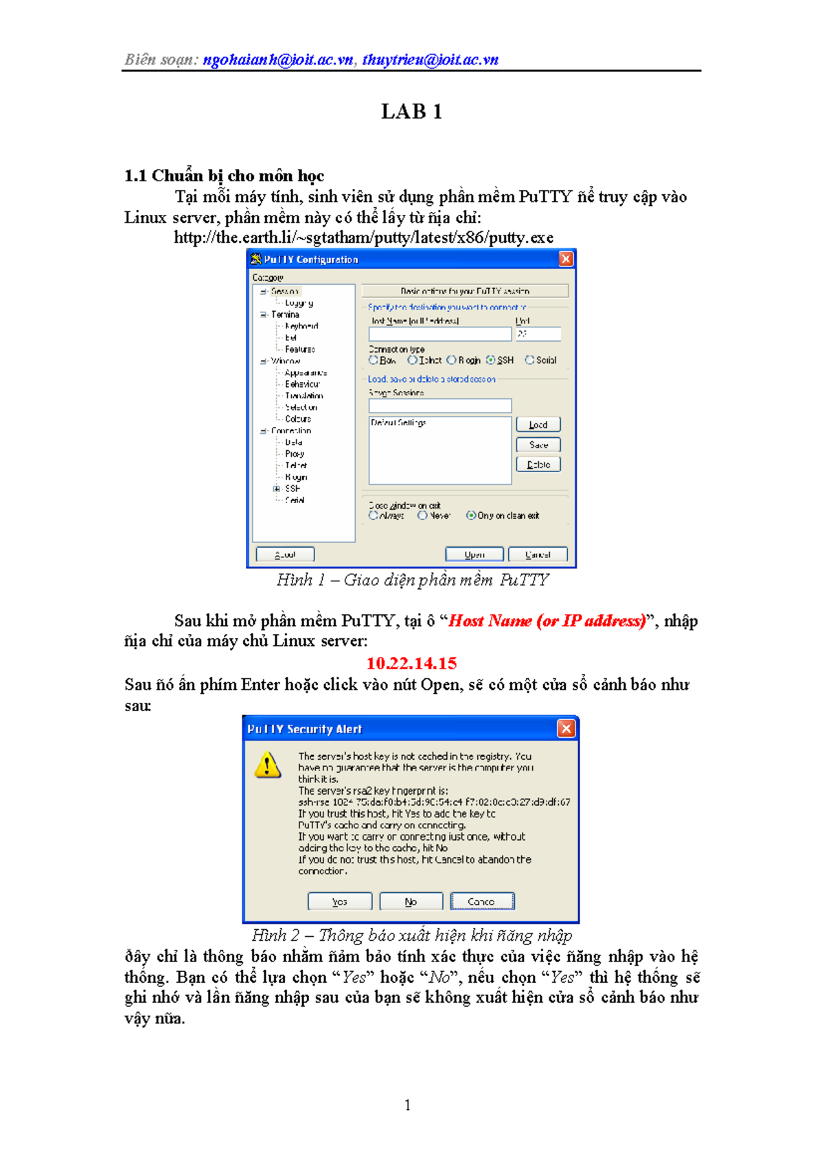 Hướng dẫn Thực hành Dòng lệnh Linux - LAB 1 - Studocu