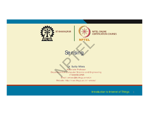 [ Nptel] Introduction to IoT All Week Assignments (Weeks 0-2) - Studocu