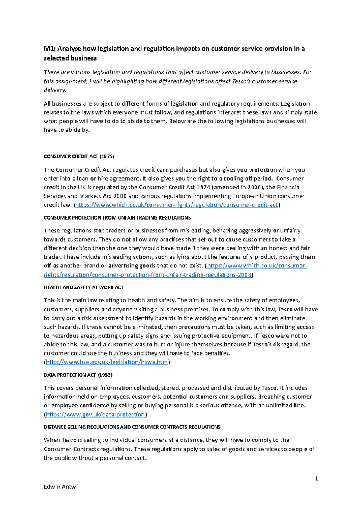 Unit 14 Investigating customer service - P6: Present A Clear, Effective ...