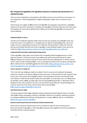 Unit 14 Investigating Customer Service - P3: Research methods a ...