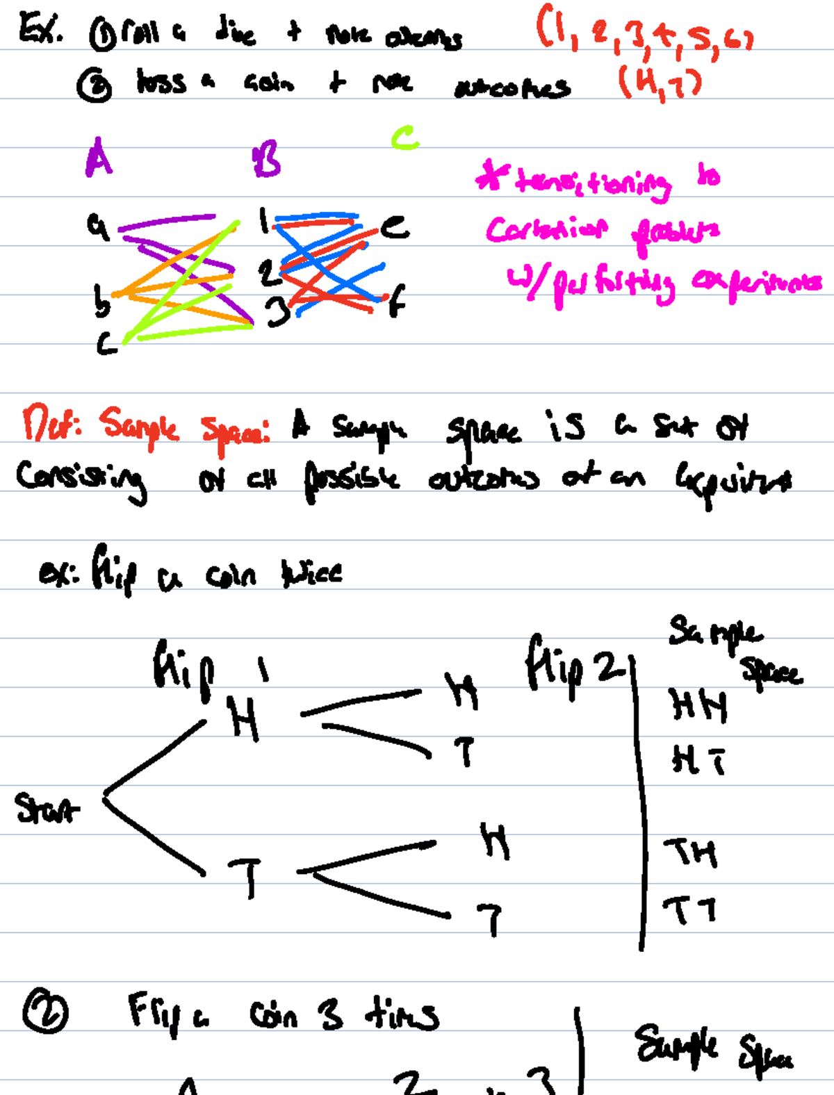 Introduction to Sample Space & Outcomes (STAT 101) - Studocu