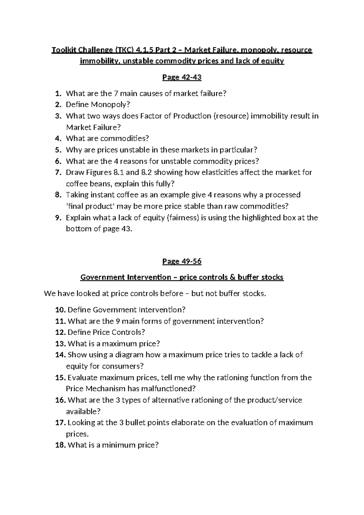 Toolkit Challenge (TKC) 4.1.5: Market Failure & Government Intervention ...