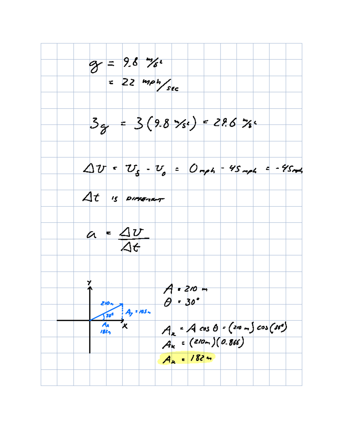 Physics and Aviation Calculations: Velocity & Motion Analysis (PHYS 101) - Studocu