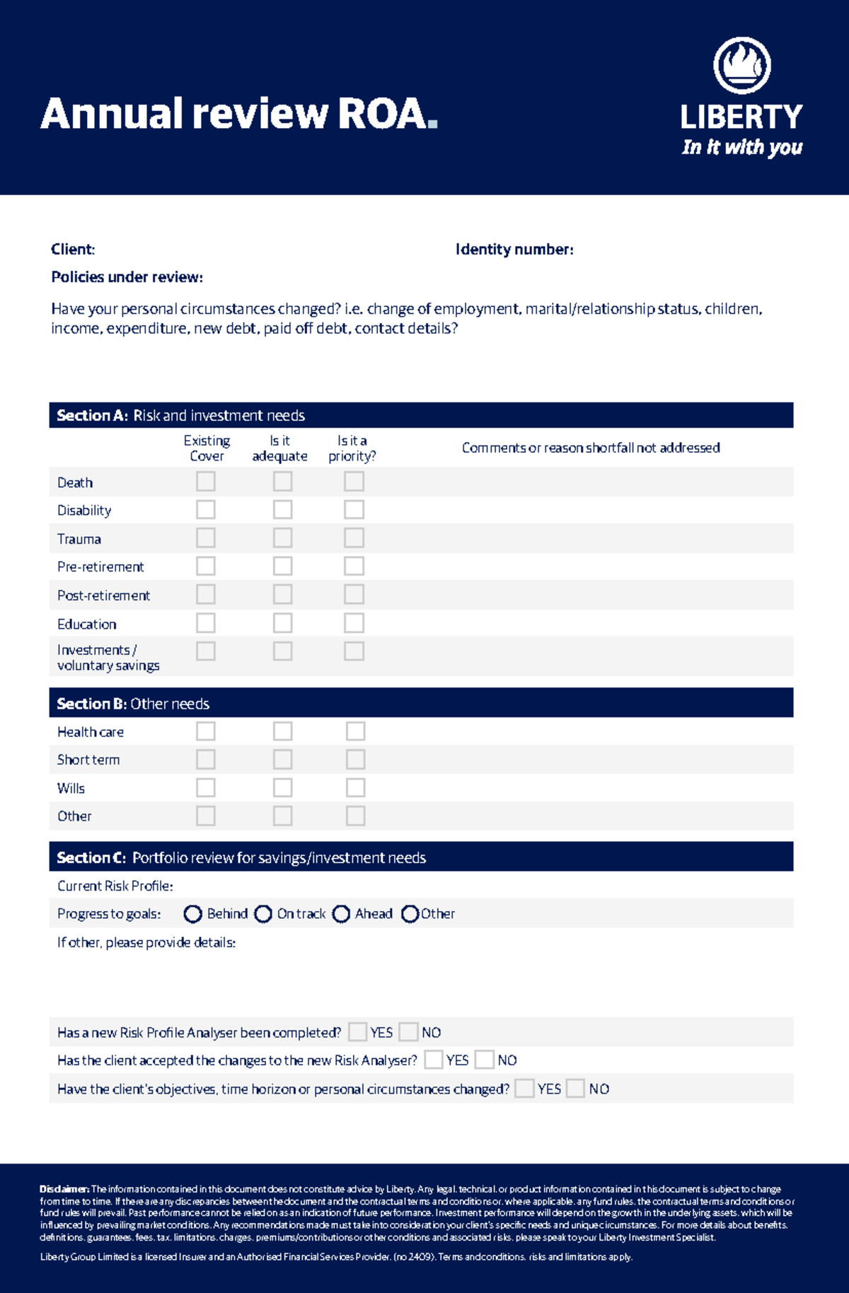 00 Annual Review ROA - Summary Managing multiple demands for a balance ...