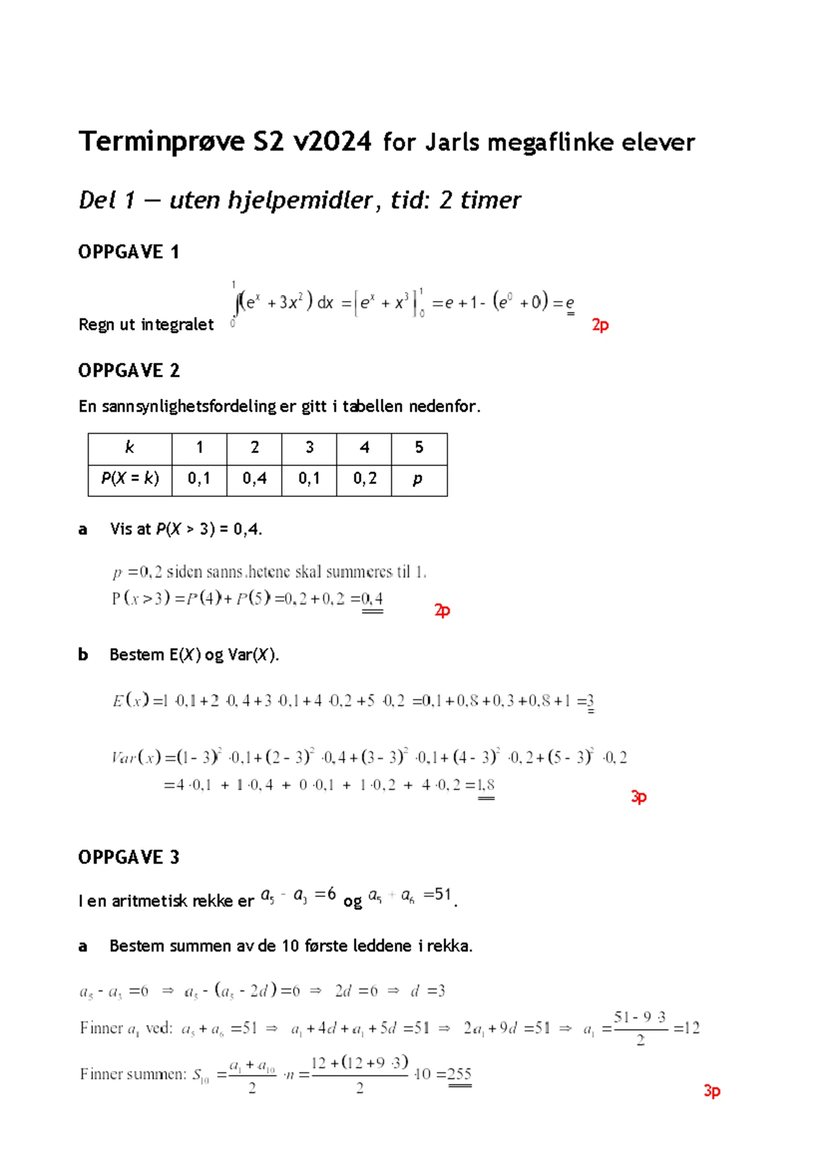 Matte S1/S2 - Huskeliste med Formler og Eksempler - Studocu
