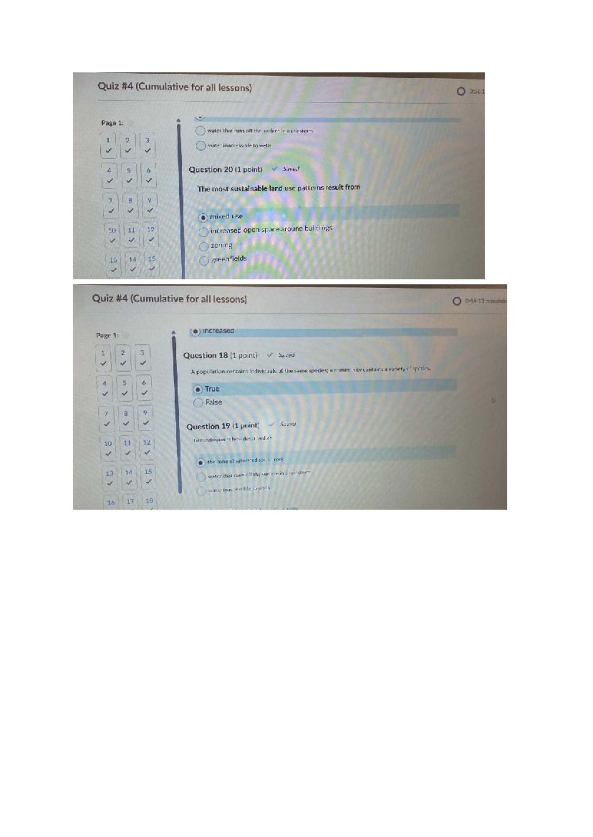 SUSTAIN 1503: Quiz 4 Answers and Key Concepts Review - Studocu