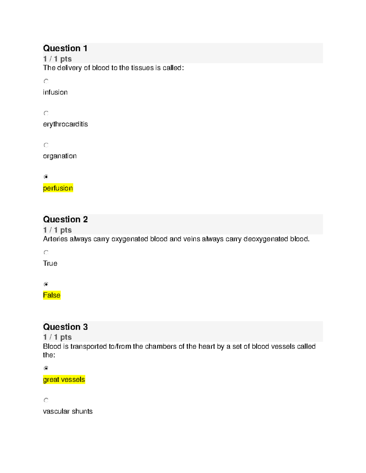 Chapter 19 - Heart - Quiz Answers and Explanations - Studocu