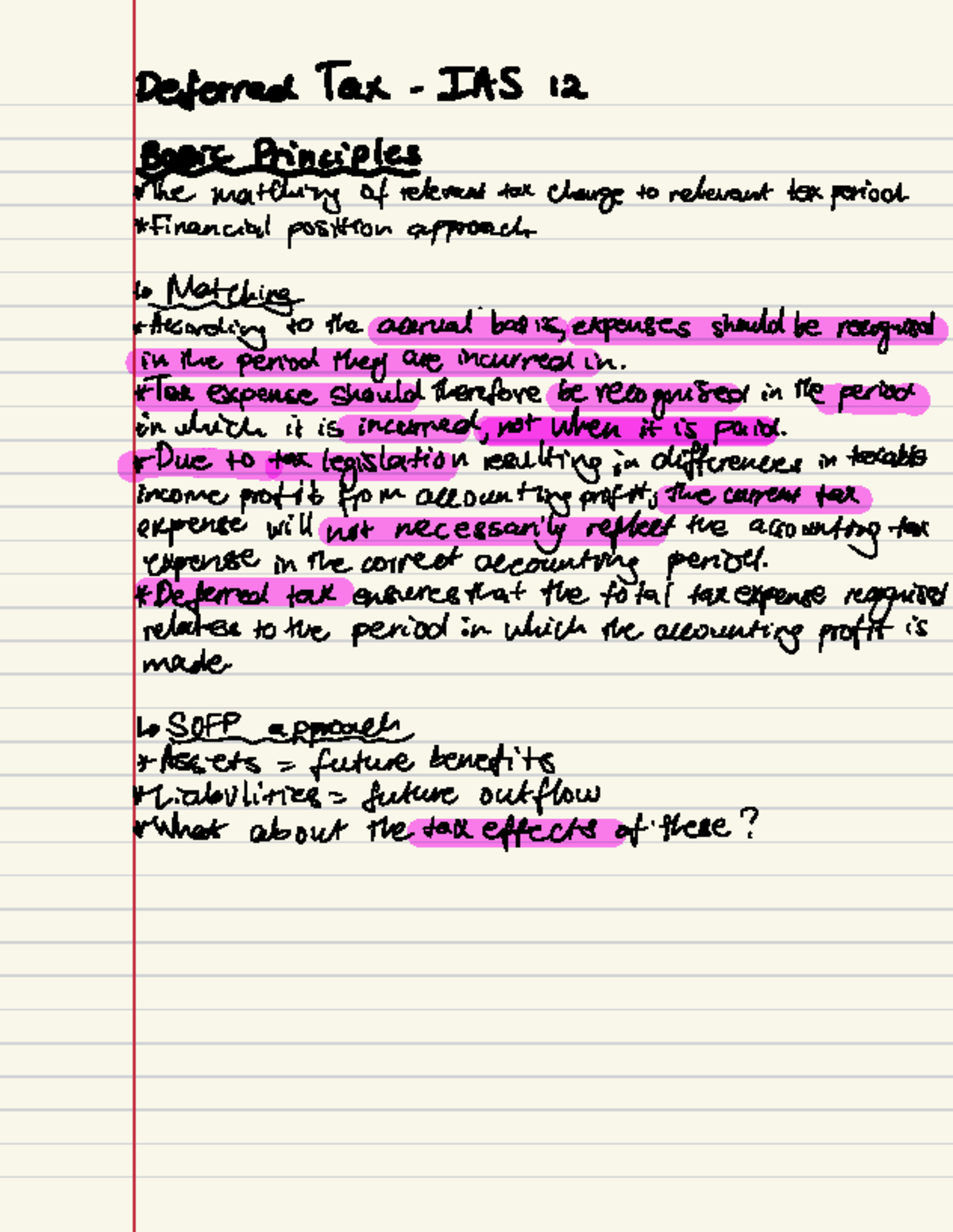 Title: IAS 12 Deferred Tax - Calculation Principles and Examples - Studocu