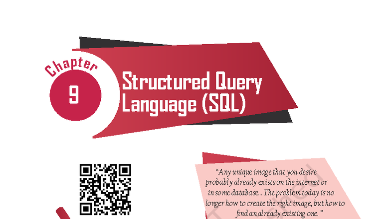 Chapter 9: Structured Query Language (SQL) - Computer Science Class XII - Studocu