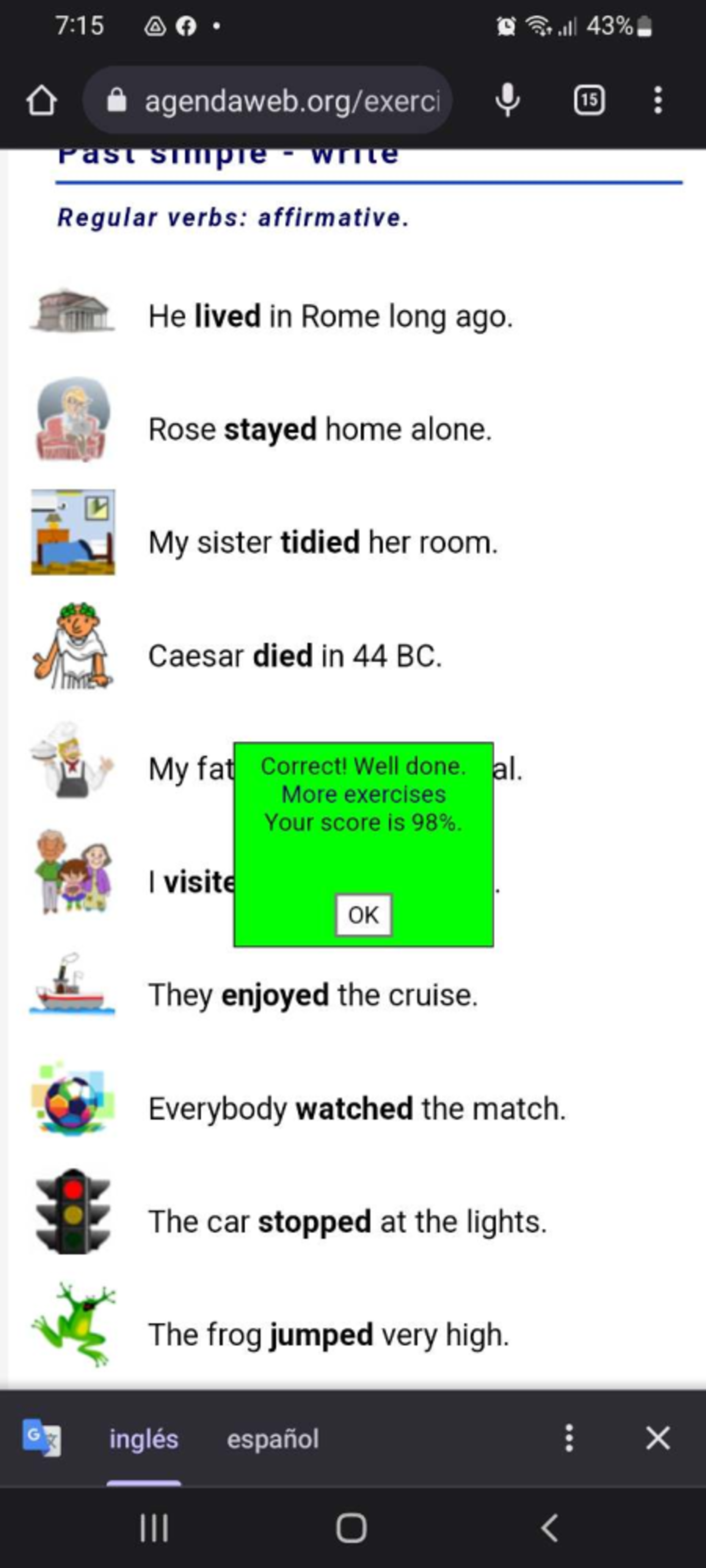 Past Simple Regular Verbs Exercises: ESL Practice - Studocu