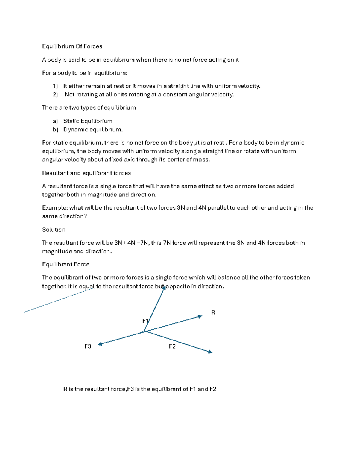 8801 Equilibrium of Forces: Understanding Static and Dynamic States ...