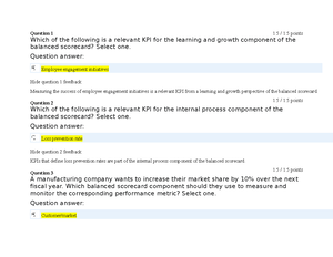 MBA 620 Module 7 Report - Module Seven Report Justin Larue MBA 620 February 20, 2022 Module ...