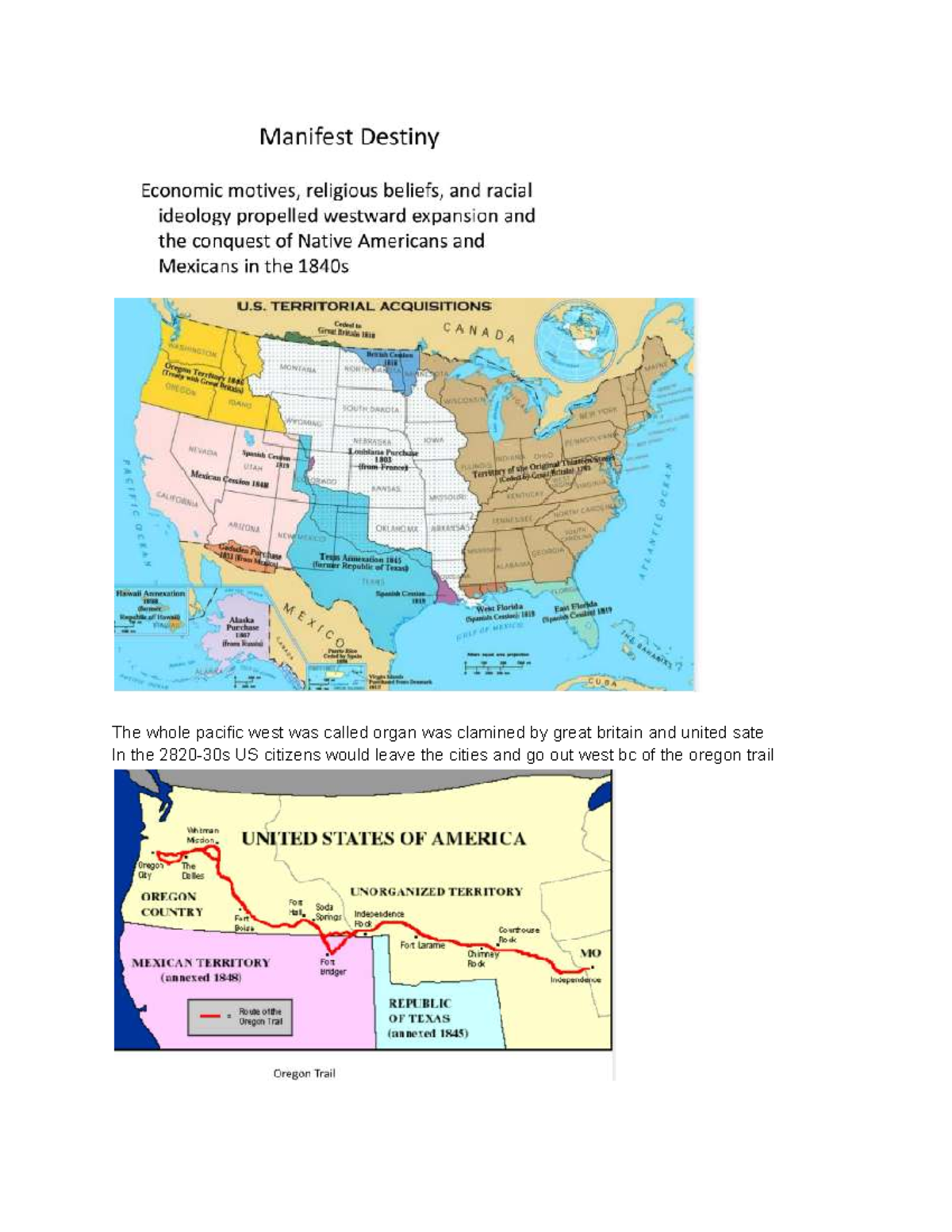Manifest Destiny and the Mexican-American War: A Historical Overview ...