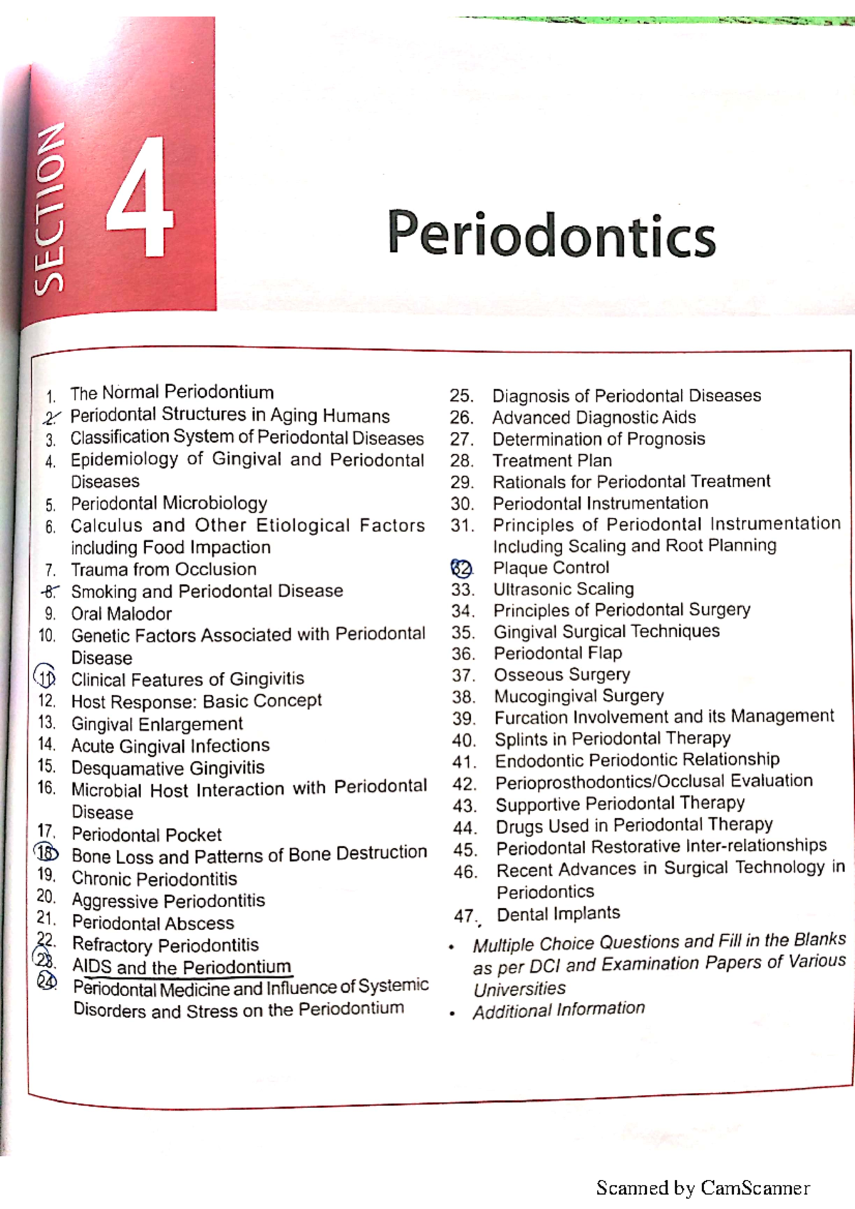 Periodontics Mastery Guide (Scanned Document) - Studocu