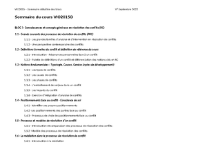 Cours 2 Types, sources et effets des conflits Studi UM - Types, sources ...