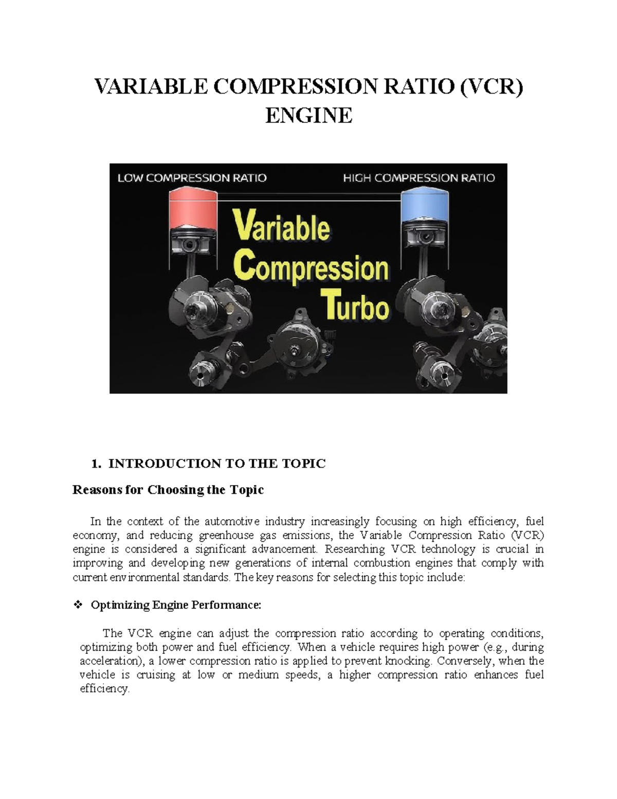 Variable Compression Ratio-23145008-Vu Nguyen Tung Duong - VARIABLE ...