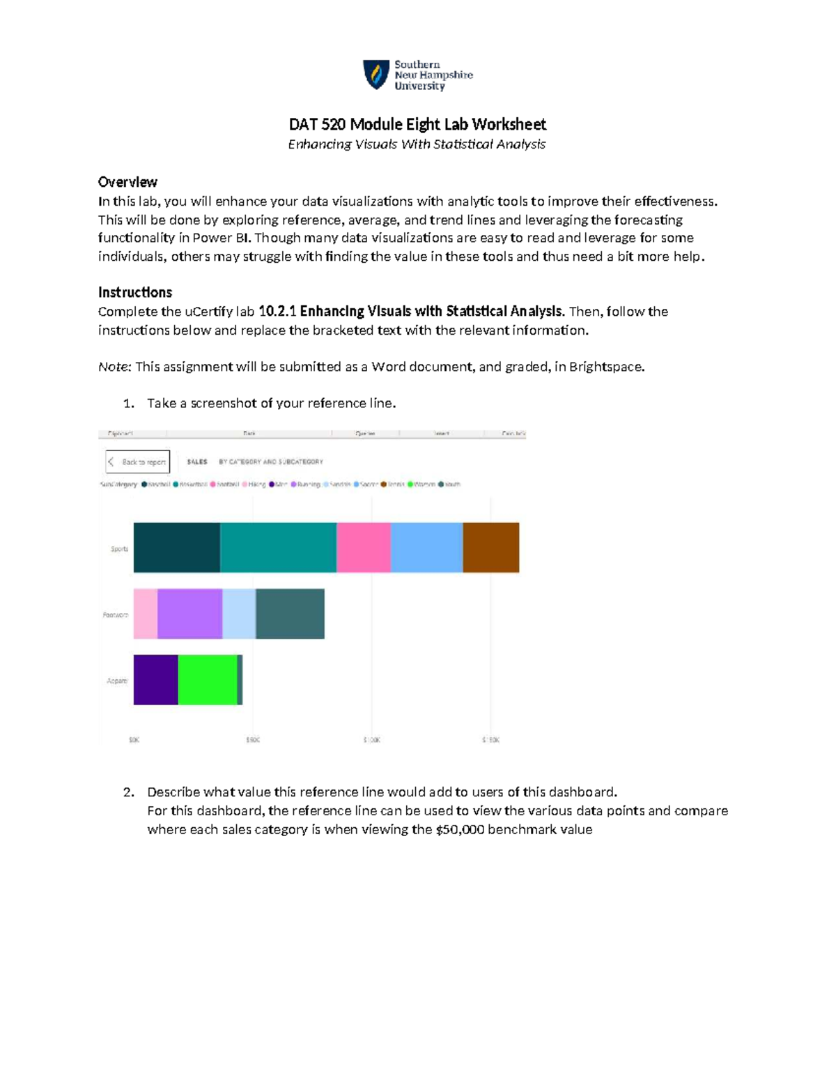 Jasmine DAT 520 Module 8 Lab: Enhancing Visuals with Statistical ...