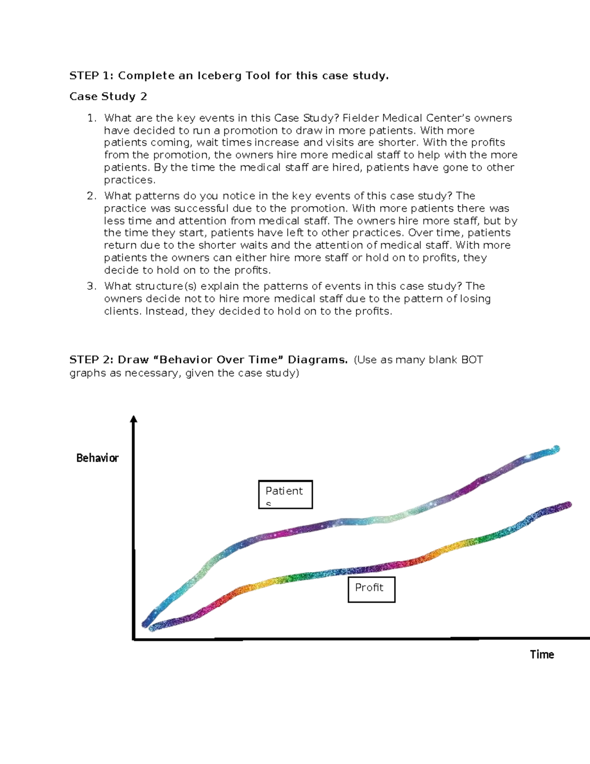 Case Study 2: Iceberg Tool Analysis & Systems Archetype (Task 3) - Studocu