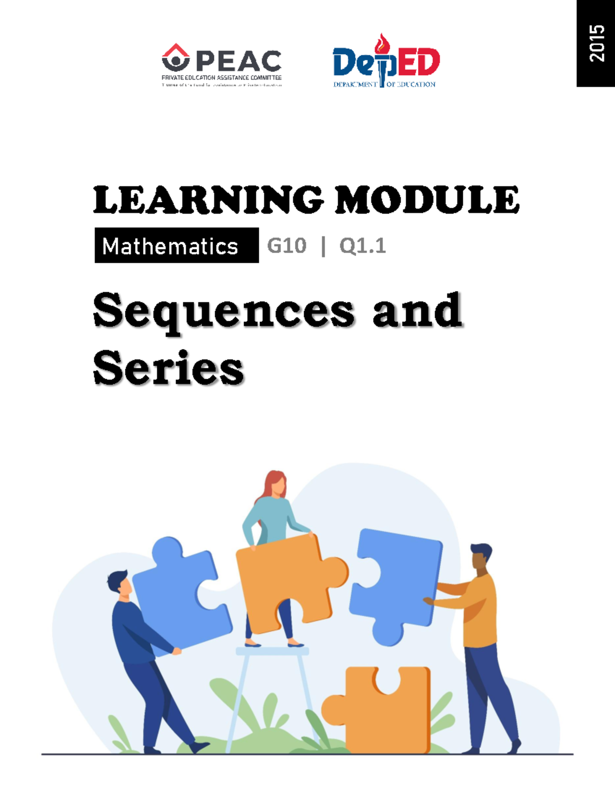 Math G10 Q1 - Sequences and Series Learning Module - Studocu