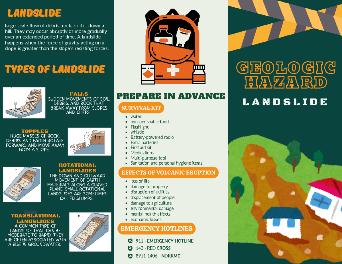 Landslide Preparedness Guide - Summary for BS IT Students - Studocu