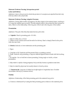 High Risk Pregnancy Chps - ATI MATERNAL NEWBORN HIGH-RISK PREGNANCY ...