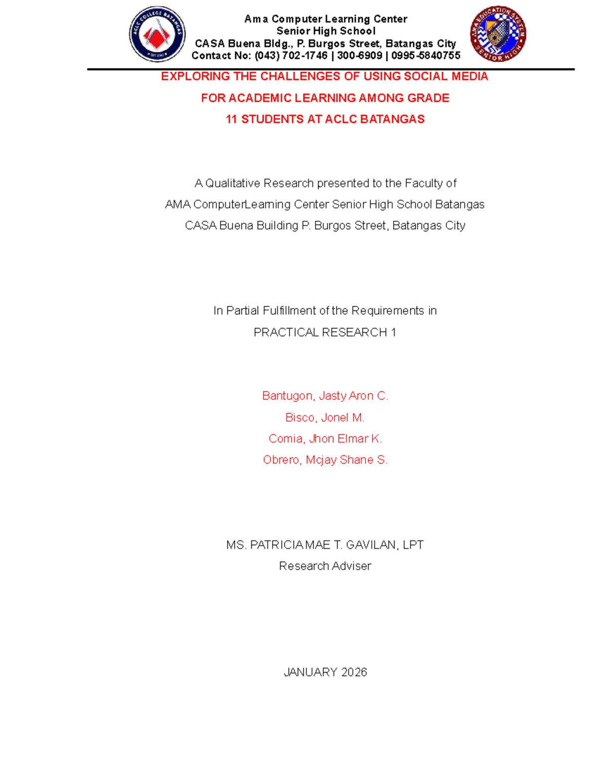 Exploring Social Media Challenges in Academic Learning: PRACTICAL ...