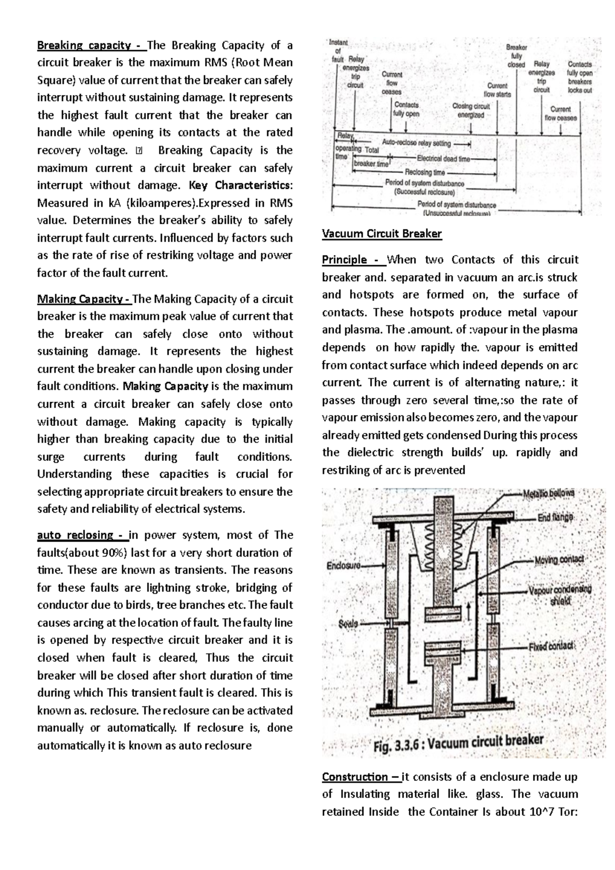 Breaking and Making Capacity of Circuit Breakers: Key Insights (ELEC ...