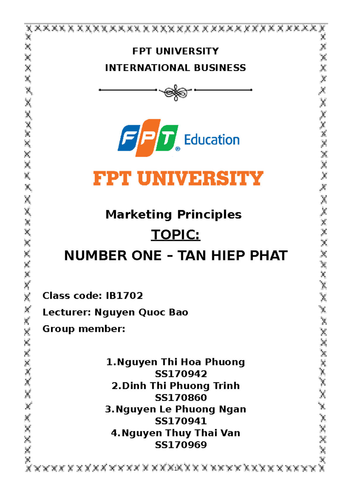 IB Marketing Principles Case Study: Tan Hiep Phat Beverage Analysis ...
