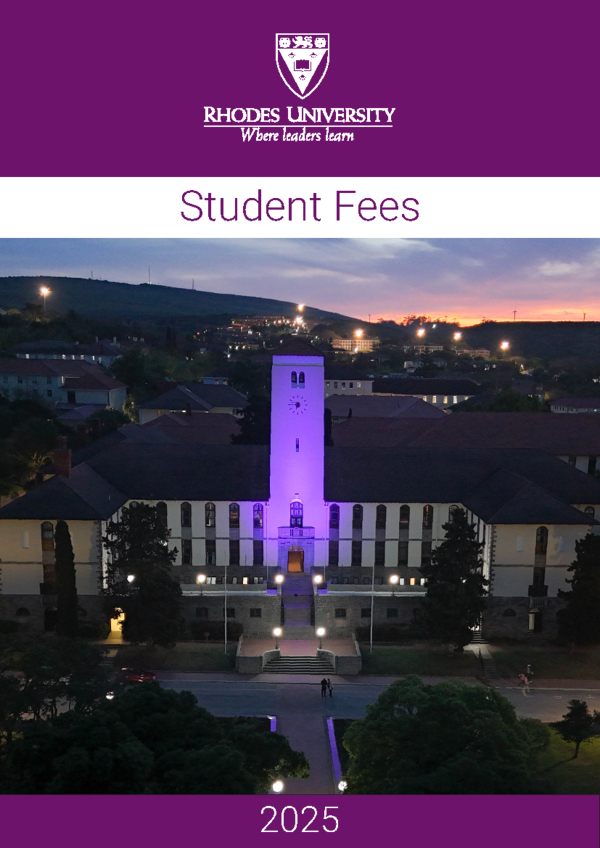 2025 RU Student Fees Booklet (Final Edition) - Studocu