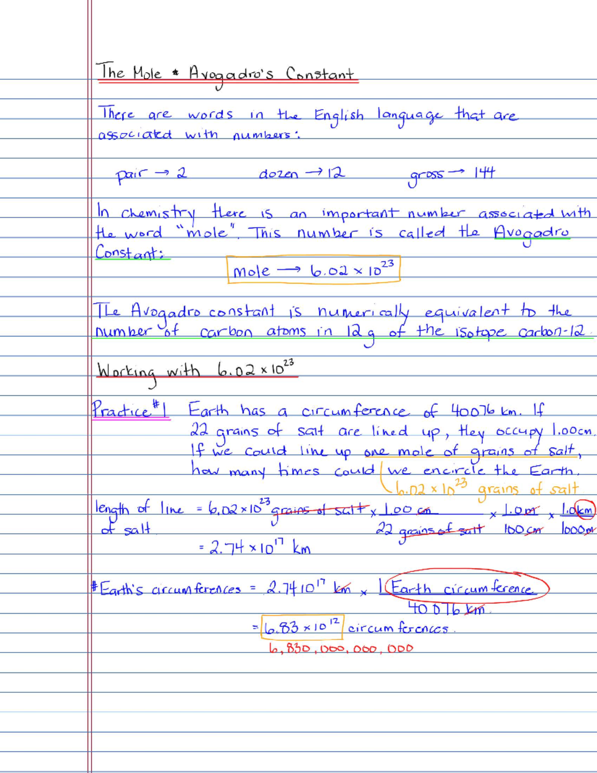 The Mole Constant: Understanding Avogadro's Number and Molar Mass - Studocu