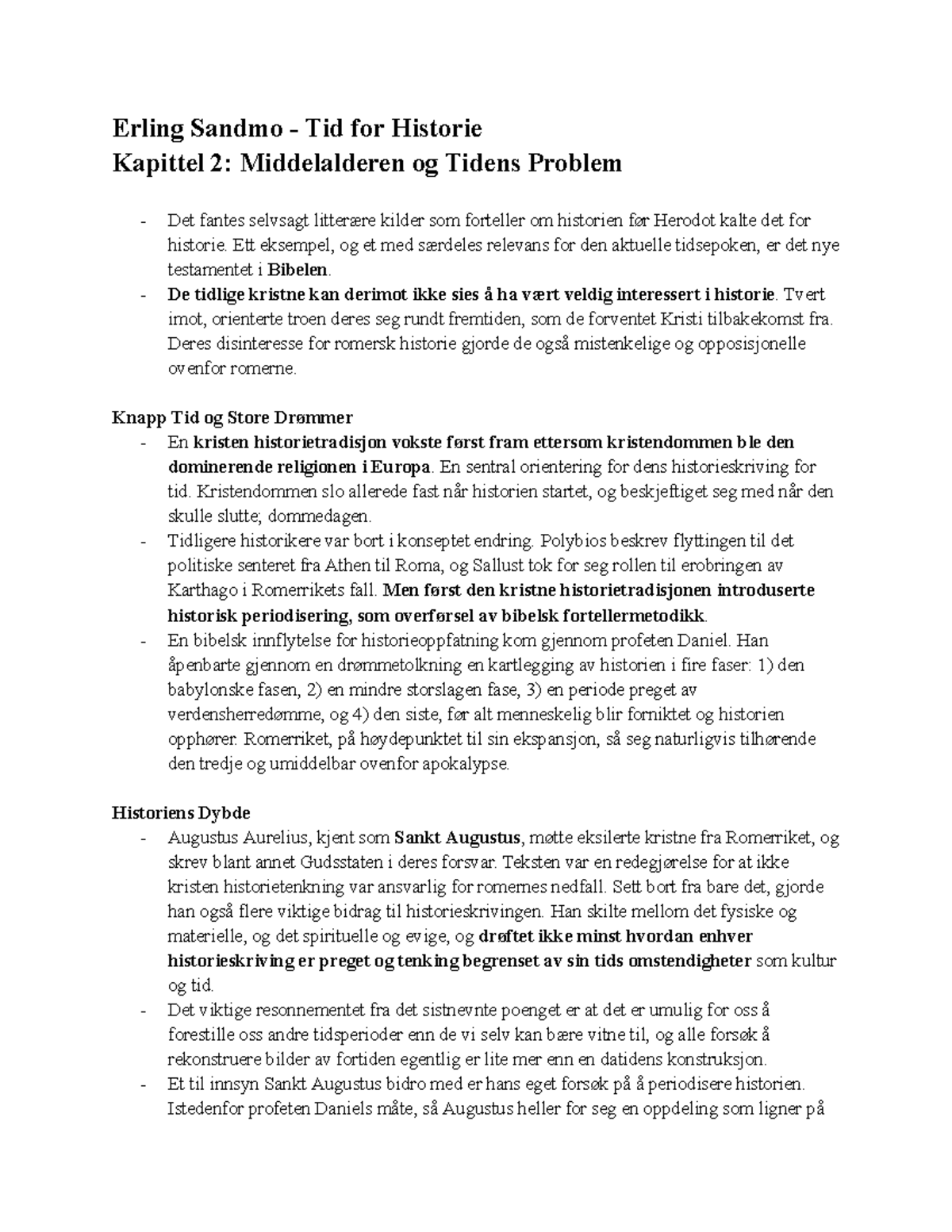 Sandmo - Kapittel 2 - Middelalderen - Erling Sandmo - Tid for Historie ...