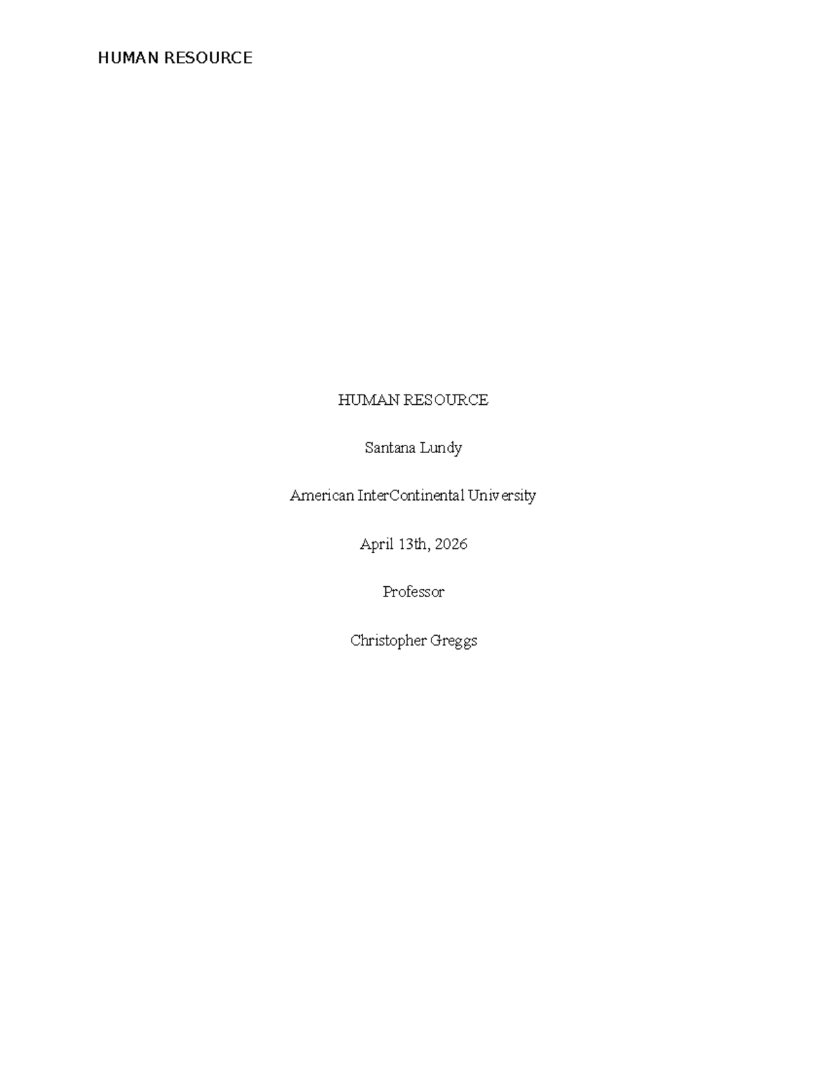 A1 SL MGMT315 - Human Resource Management: Strategies and Insights ...