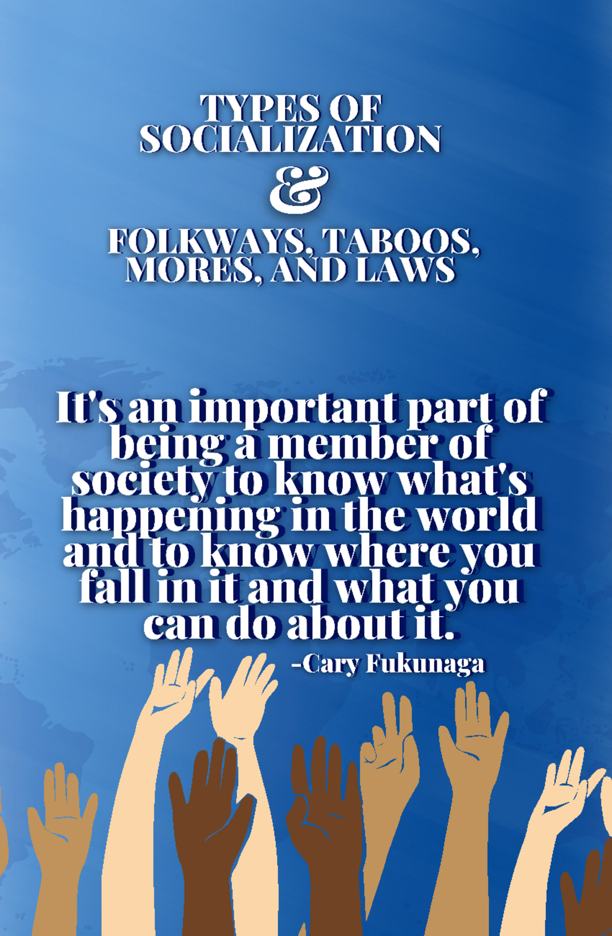 Socialization, and Folkways, Taboos, Mores, and Laws - moresmores ...