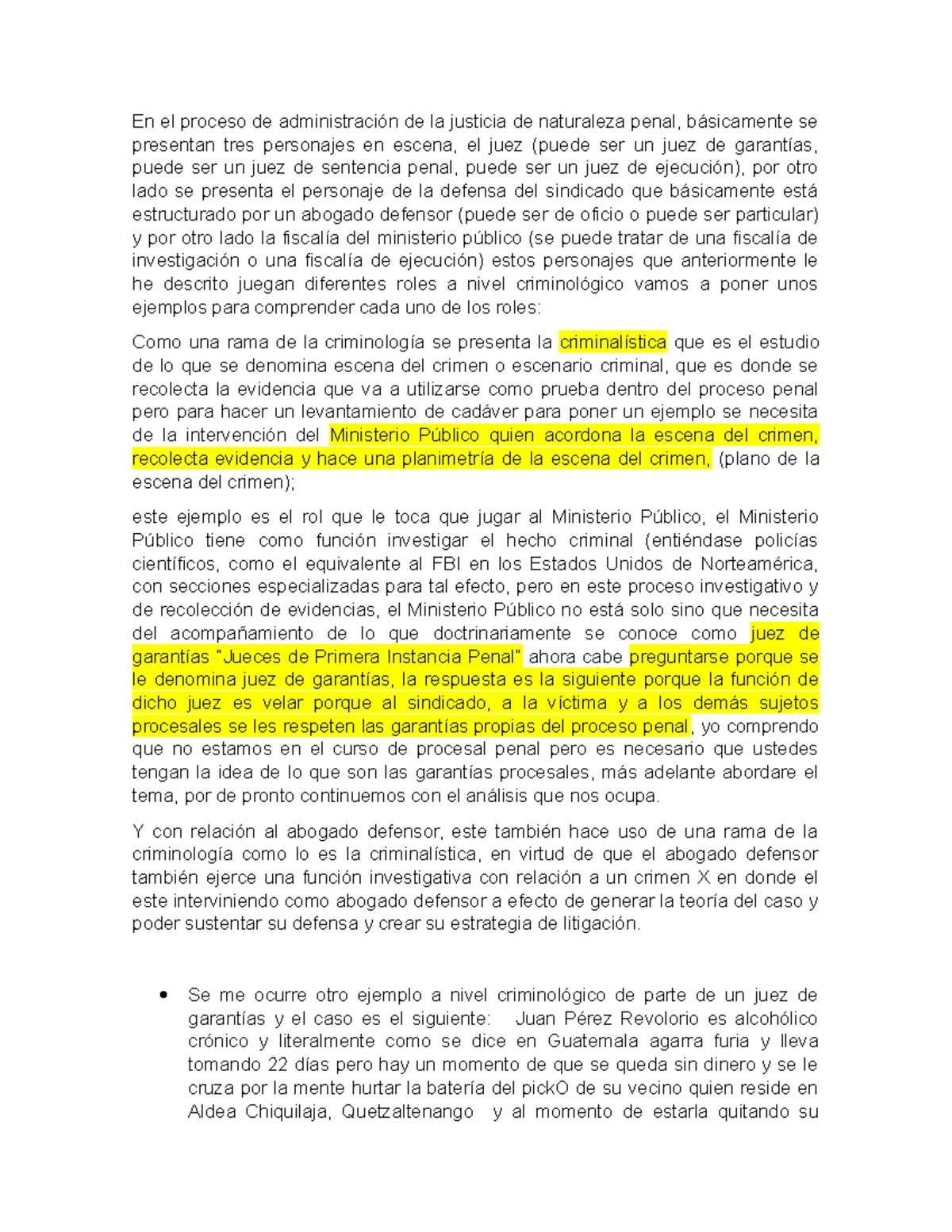 Análisis caso de alto impacto - Introducción. El caso de Rogelia Cruz ...