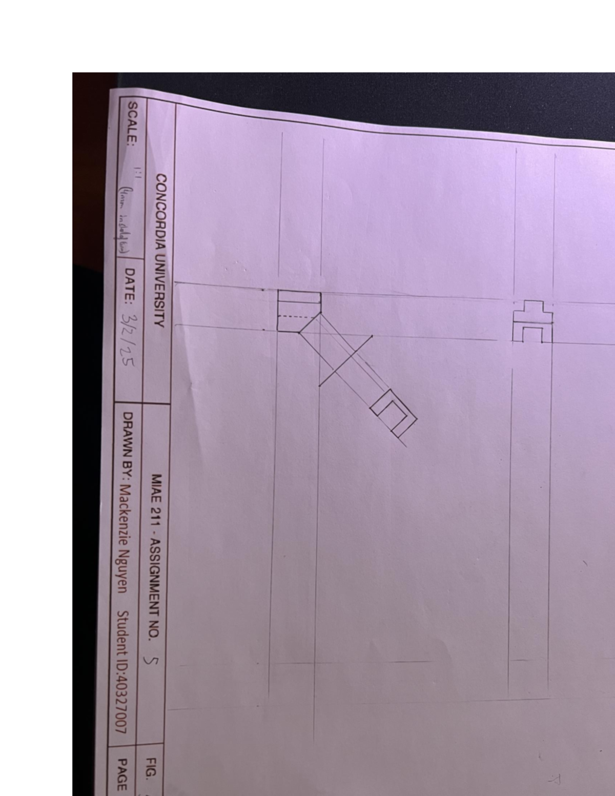 MIAE 211 - Assignment No. 5 Figures and Scale Details - Studocu