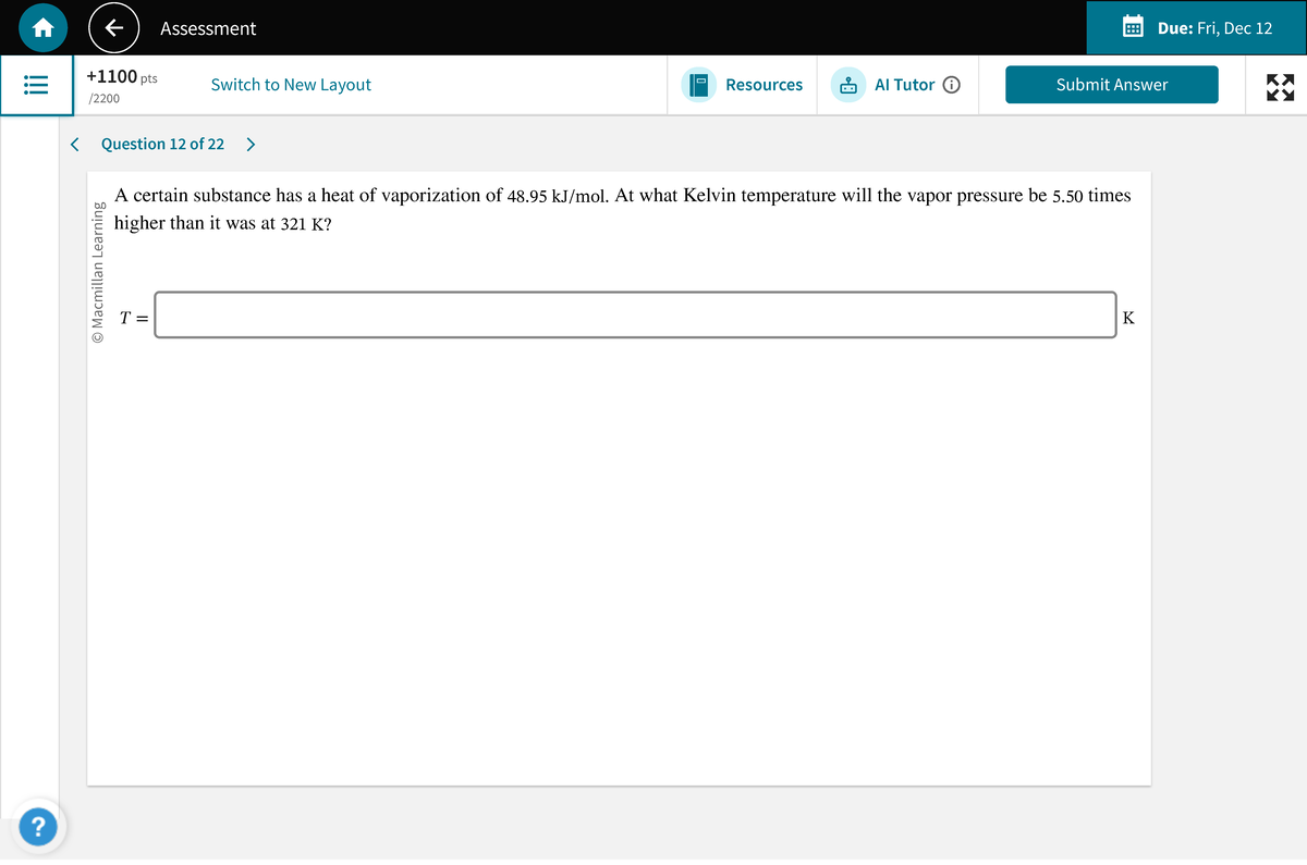 Macmillan 2 - Achieve Assignments for chem 101 - Chem 101 - Assessment ...