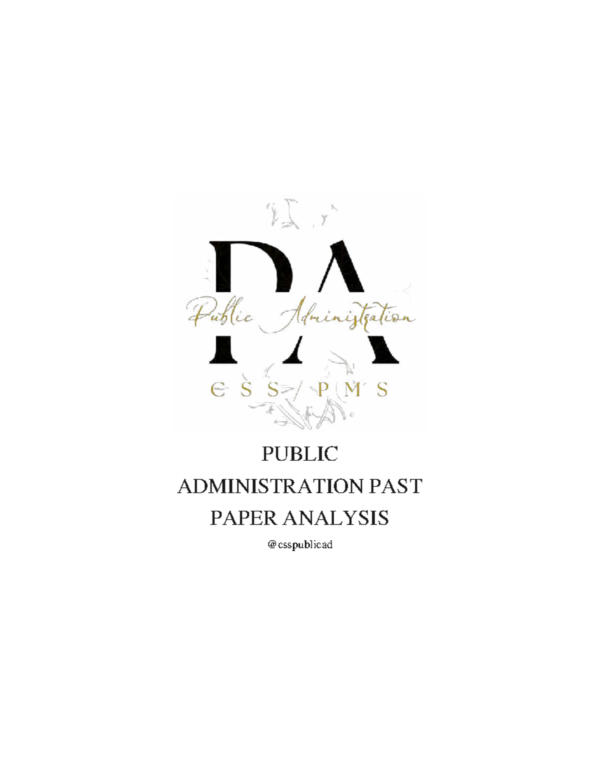 CSS Public Administration Past Paper Analysis: Key Concepts & Issues ...