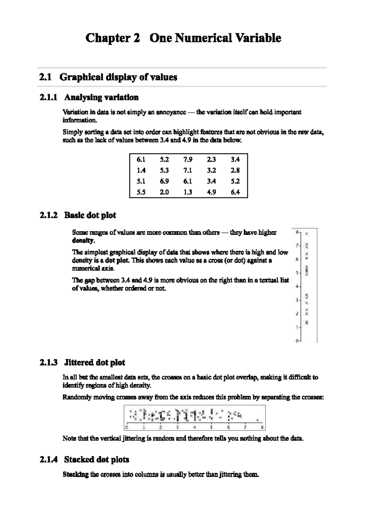Chapter 2: Analyzing One Numerical Variable - Graphical Displays and ...