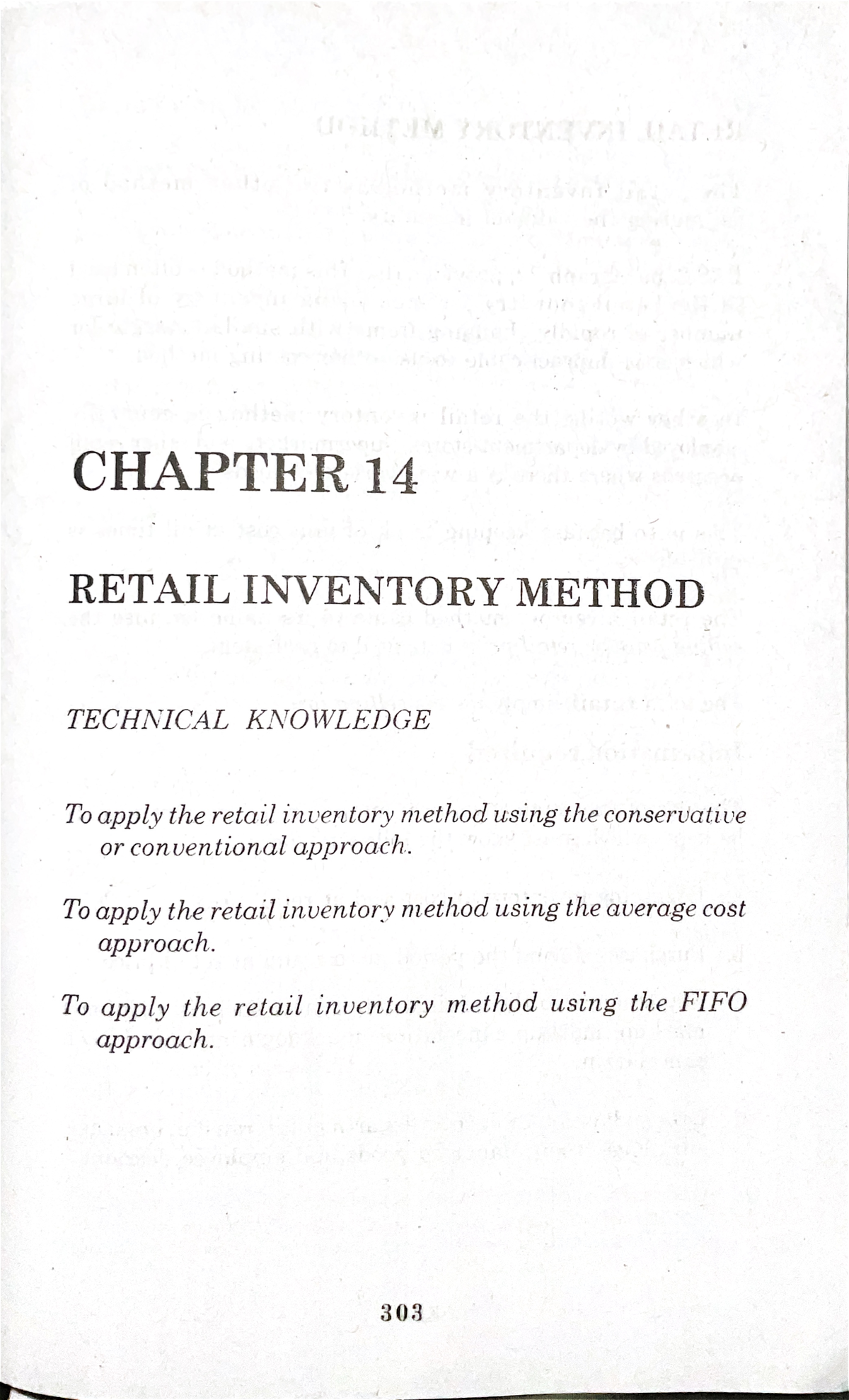 Chapter 14: Retail Inventory Method - Technical Notes (INTACC 1) - Studocu