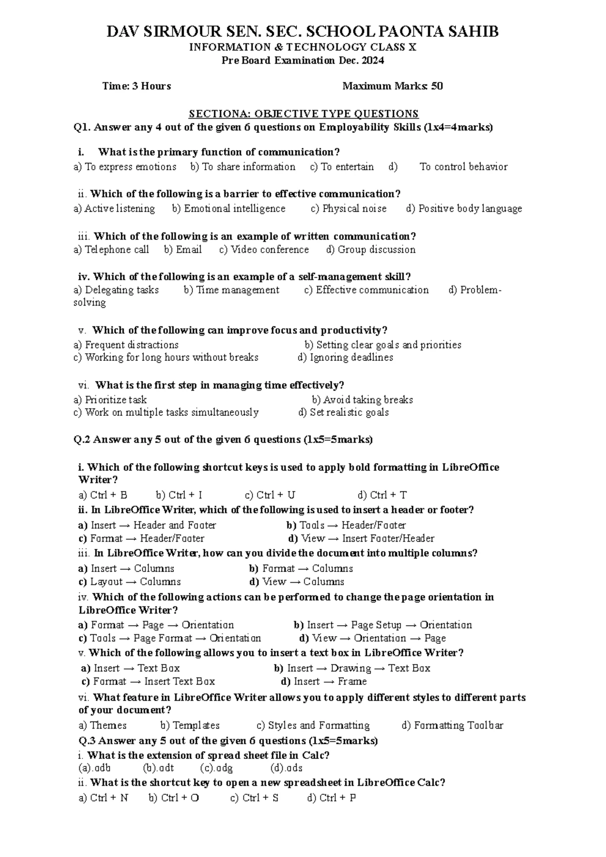 Practical Assignment 1 for Class 10 IT 402: Digital Documentation ...