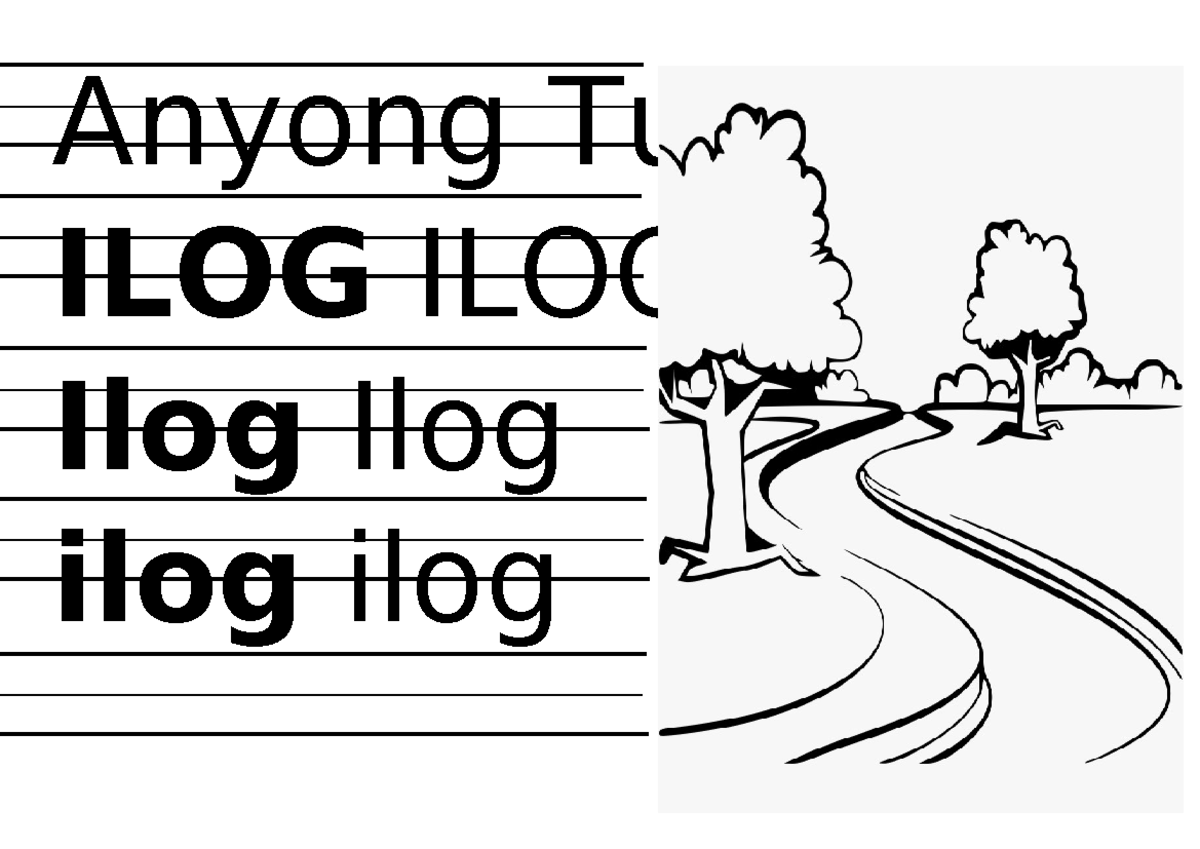 Tracing Activities on Anyong Lupa at Tubig for Kinder Students - Studocu