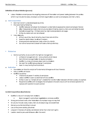 Lecture 3: Trade Unions (Chapter 4) - Goals, Functions, and Worker ...