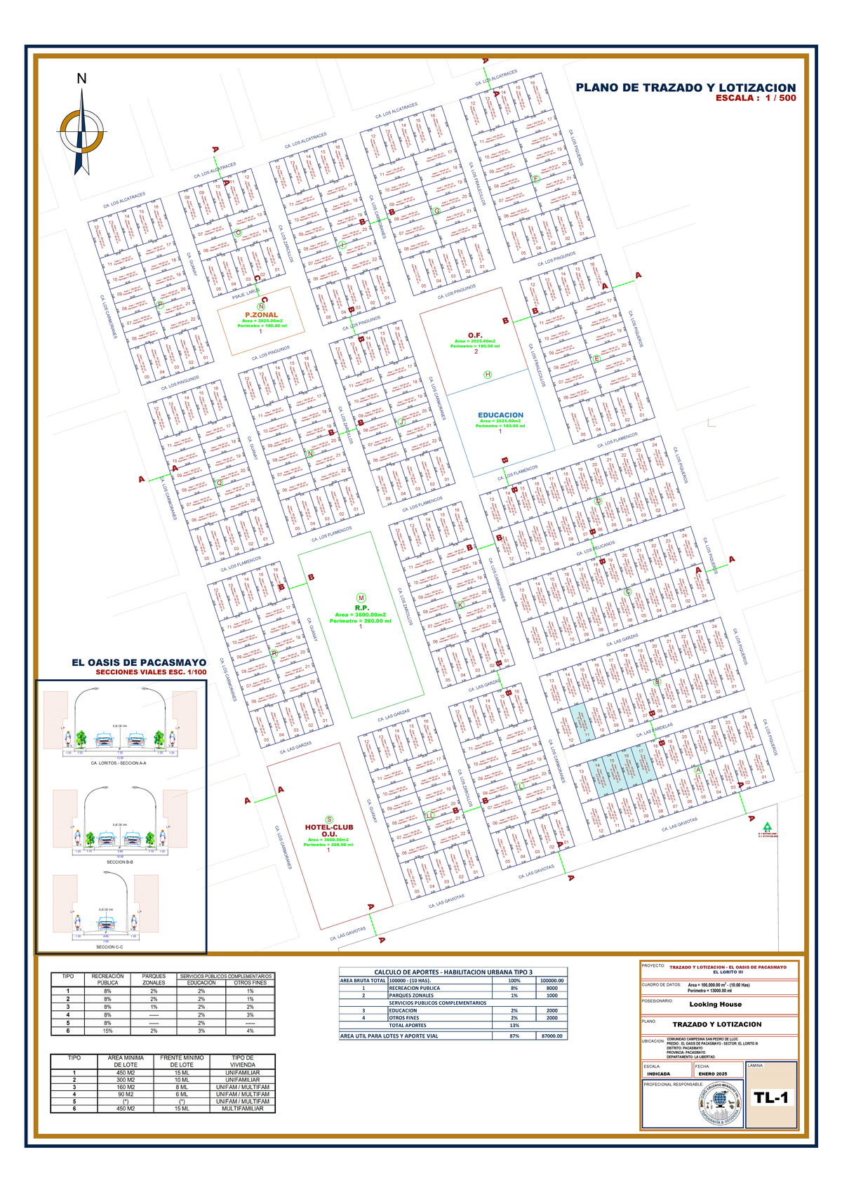 Plano Actualizado EL Oasis DE Pacasmayo - ####### N = 9179126 = 657441 ...