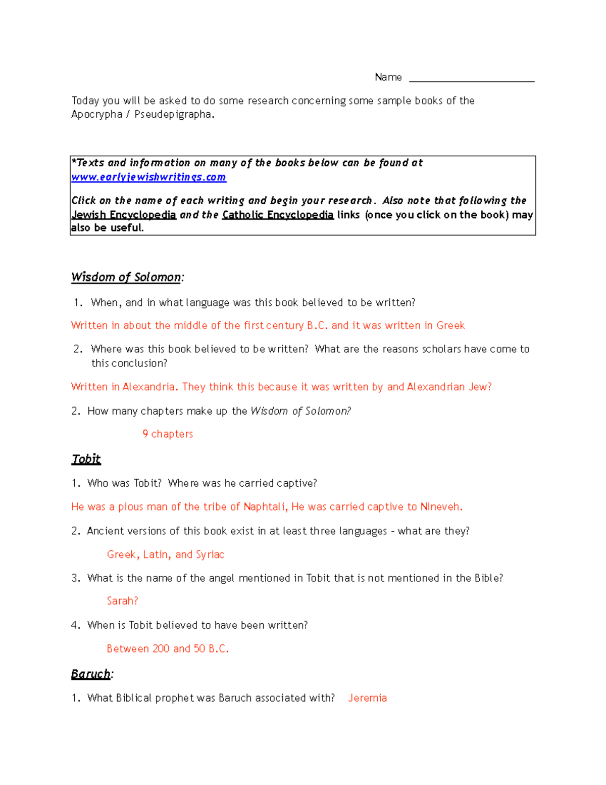 Theo 101: Research on Apocryphal Writings and Pseudepigrapha - Studocu