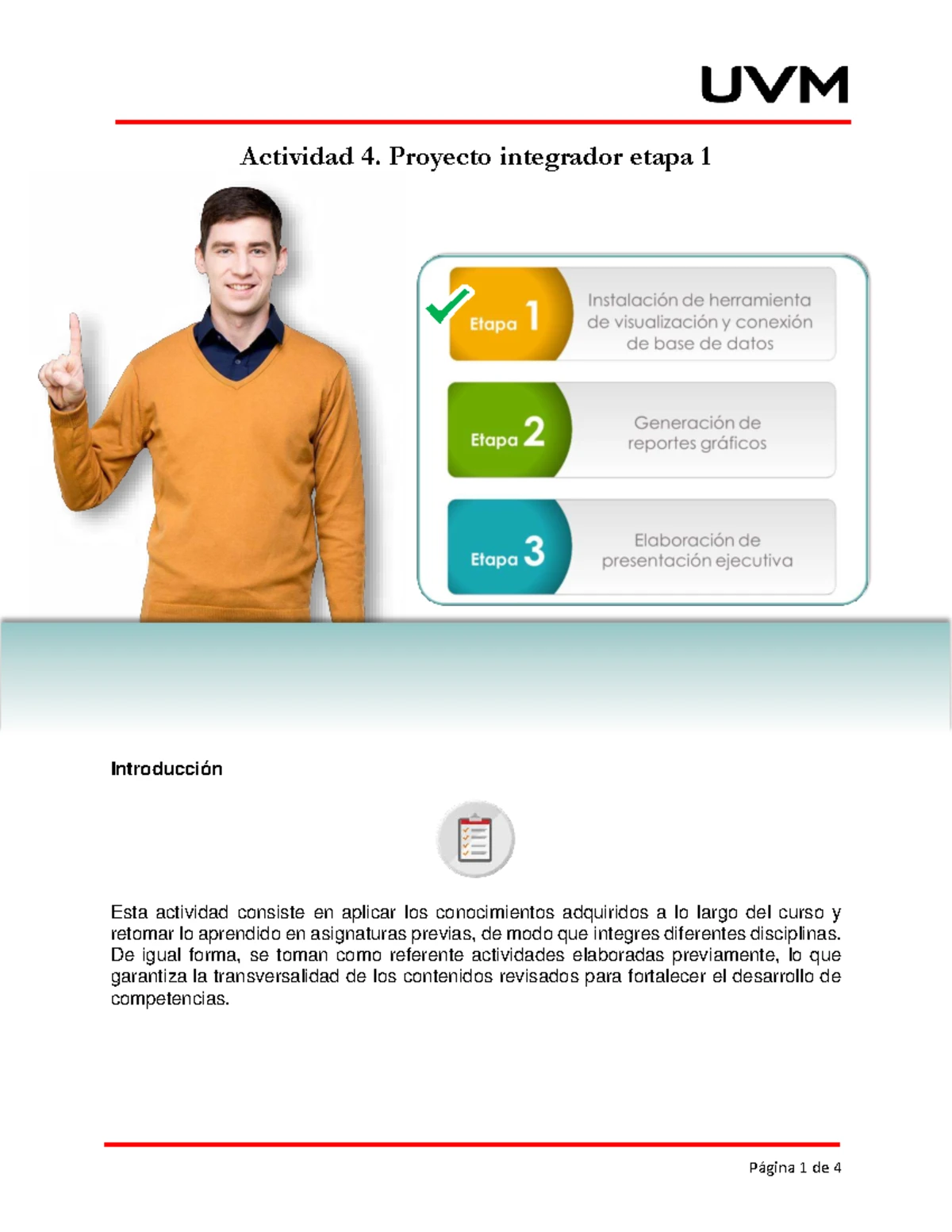 A4 E25 - Proyecto Integrador Etapa 1: Instalación y Análisis en Tableau - Studocu