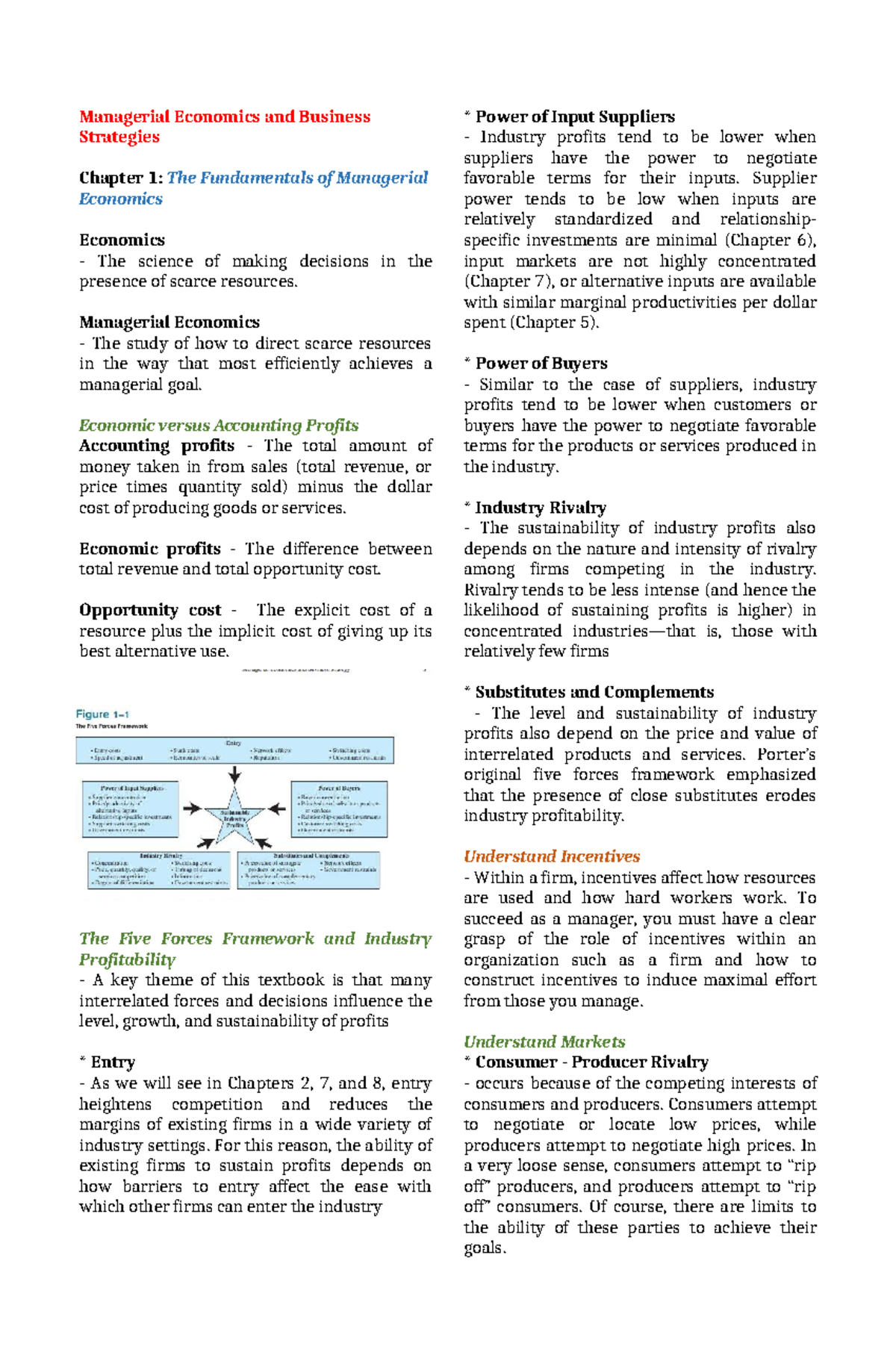 Econ 101: Managerial Economics & Business Strategies - Chapter 1 ...