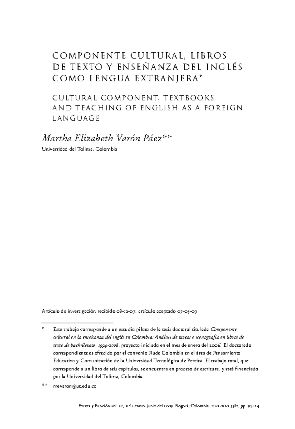COMP 6454267: Análisis del Componente Cultural en Libros de Texto de ...